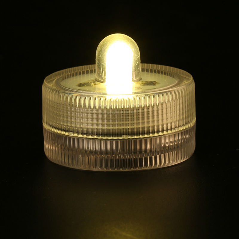 Buy Waterproof Submersible LED Tea Light Battery Operated for Wedding ...